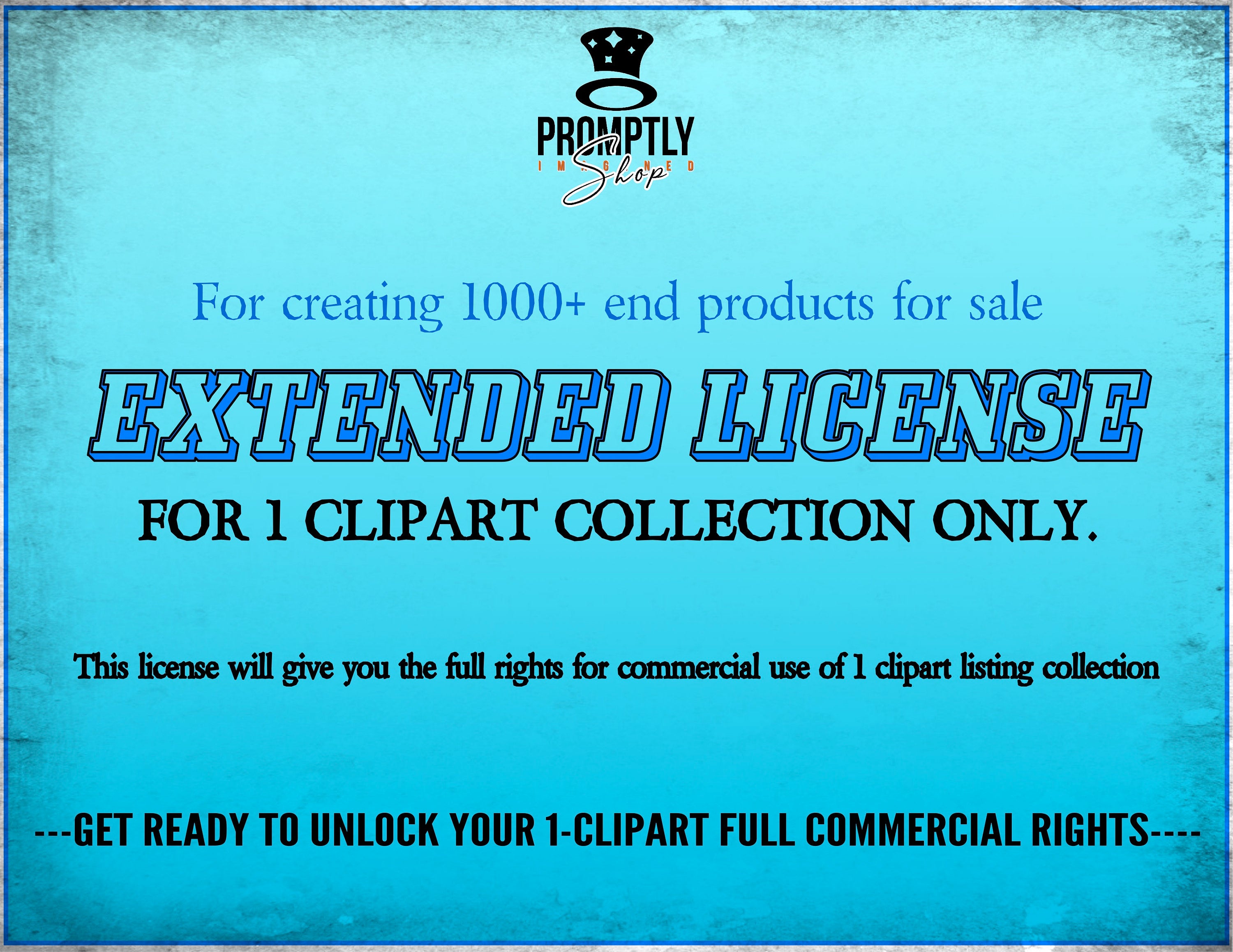 Extended License One Clipart - For One Single Clipart or Clipart Set ...